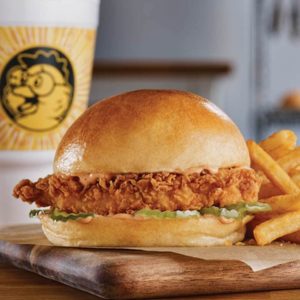 Golden Chick – Big & Golden, Golden Tender Sandwich, Signature Chicken ...